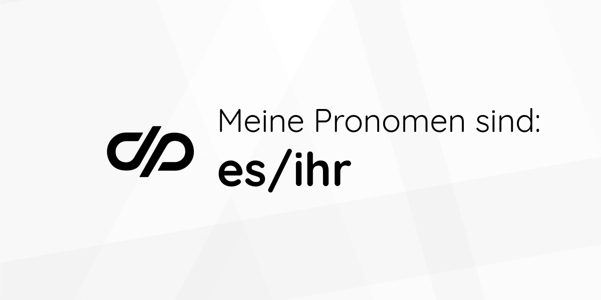 Meine Pronomen sind: es/ihr • Pronomen.net
